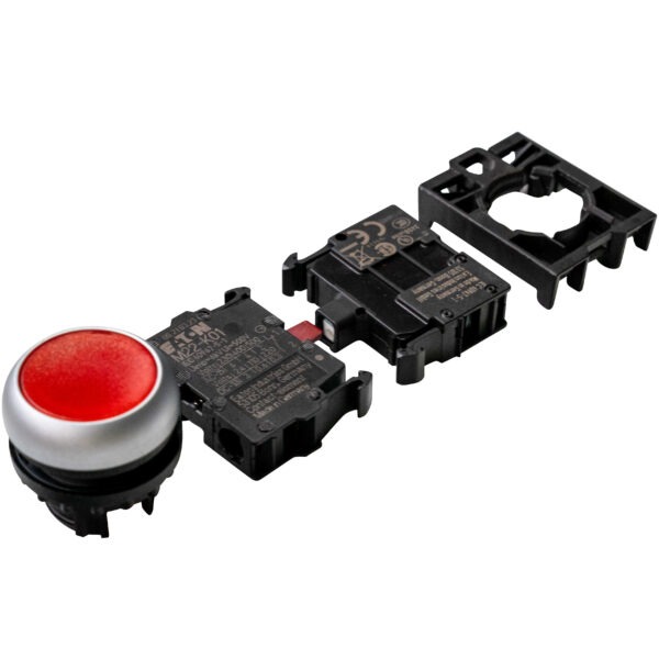 Red Illuminated Button Kit | Mace Industries